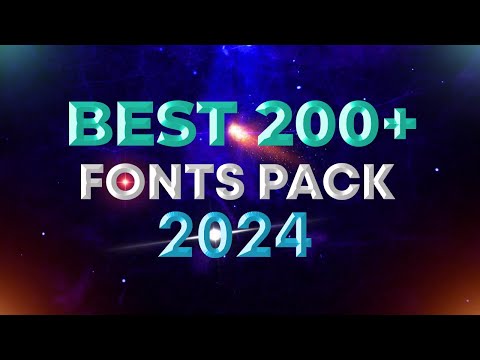 Best 200+ New Font Style Download || New Fonts Pack 2024 || English Font Style Download