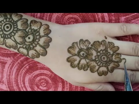 Best Flower Mehndi Design For Kids - New Kids hand mehndi design its a beautiful baby mehndi design