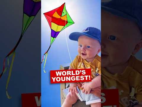 Worldβs Youngest Kite Flying Baby πΆπͺ