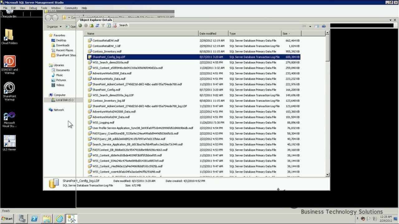 Uh Oh, My SharePoint SQL Database Log Files are huge!