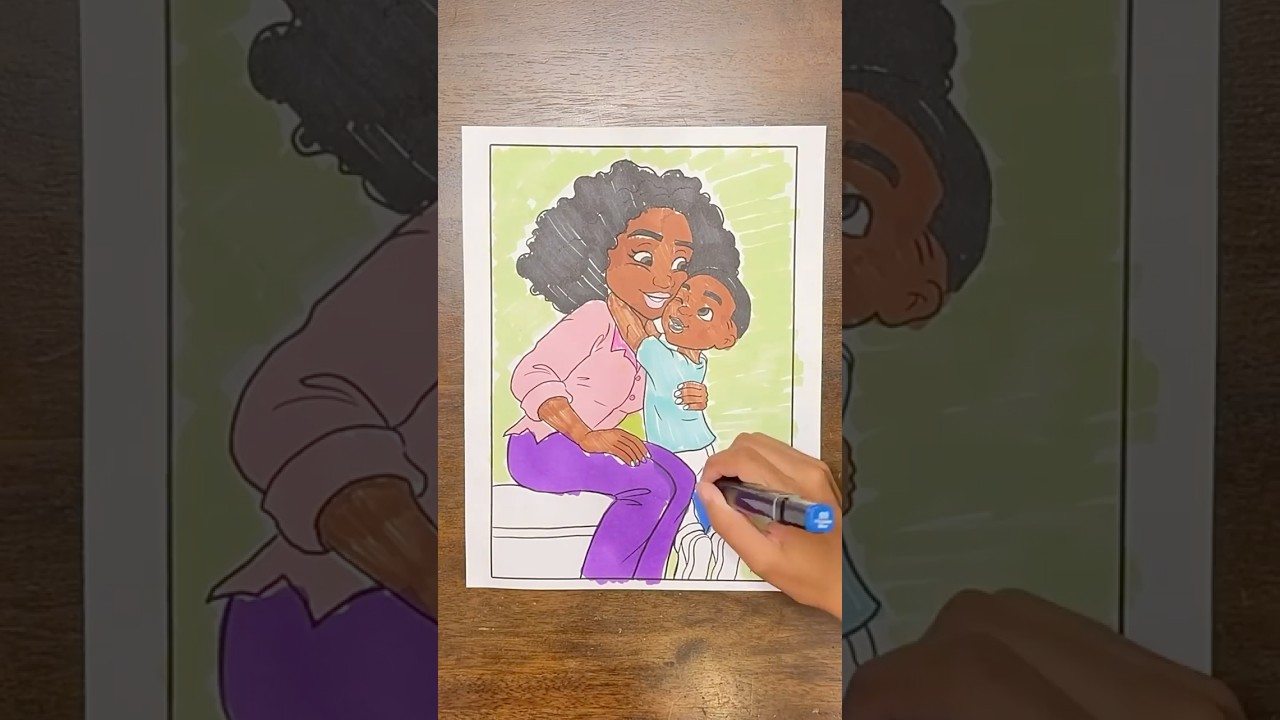 Mothers Day Coloring Page