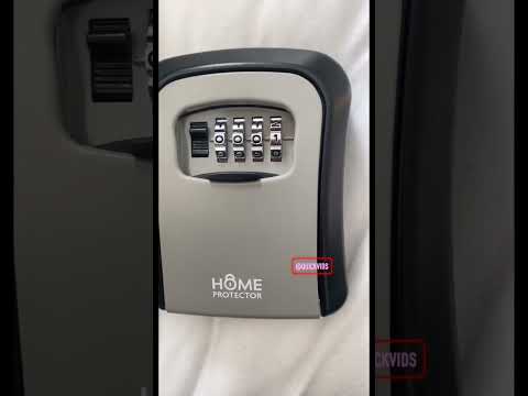 How to change code on a key safe.