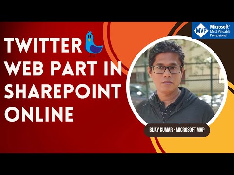 Twitter Web Part in SharePoint Online