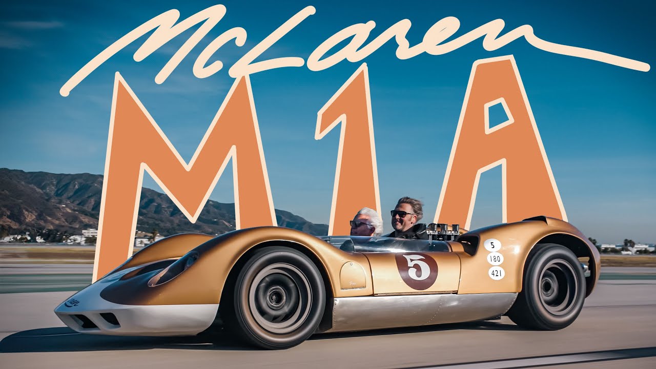 Jay Leno Drives the 1964 McLaren M1A, the Company's First-Ever Sports ...