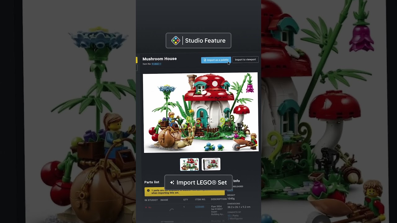Studio™ Feature | Import Set
