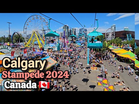 Calgary Stampede 2024 | Stampede Ground, Food & Rides #canada #stampede #calgary #alberta