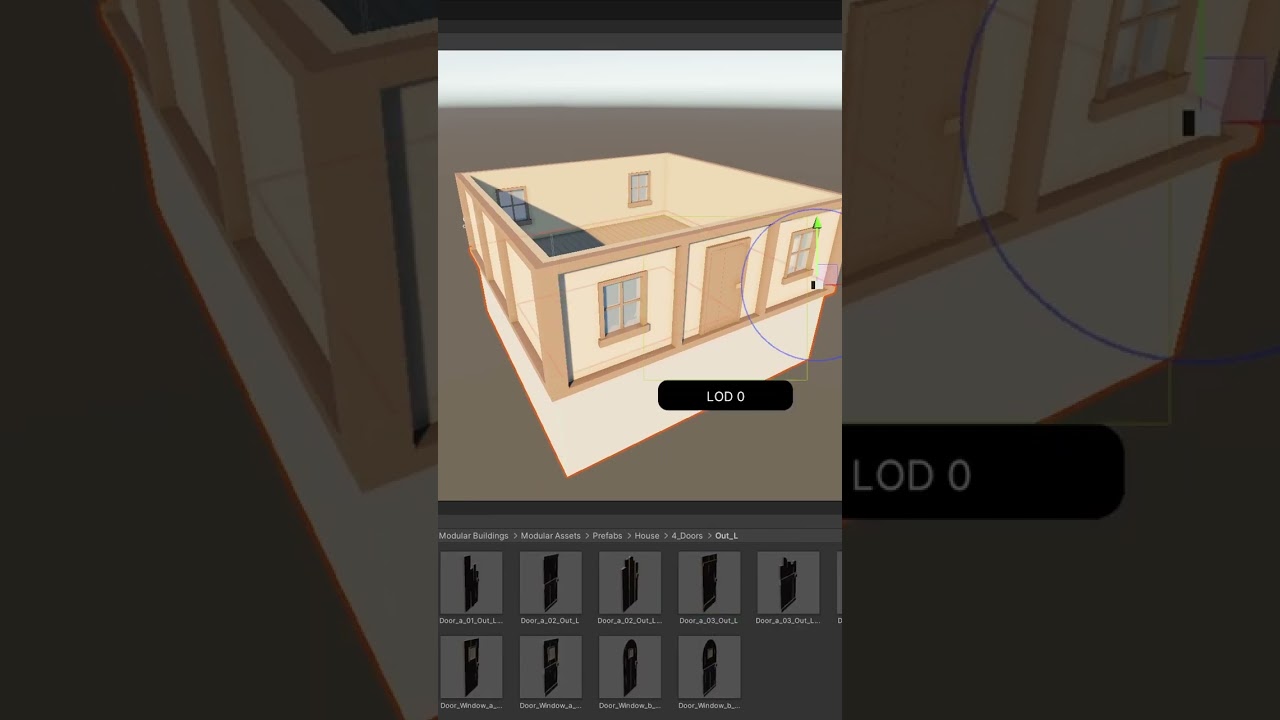 Building Low Poly House in Unity URP #gamedev #indiedev