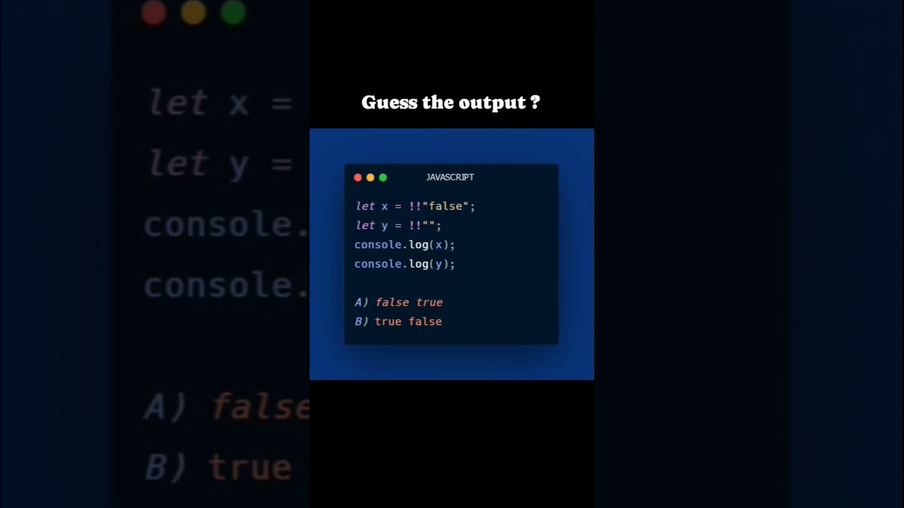 Can You Guess the Output? Test Your JavaScript Skills! 🚀💻 #coding  #programming #webdevelopment