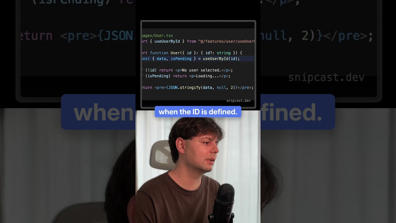 3 Cool Features using TanStack React Query's 'enabled' Flag #reactjs #programming #coding