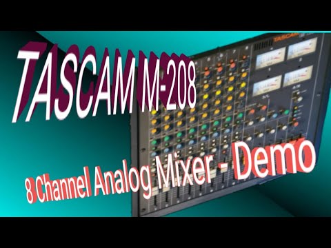1988 TASCAM M-208 - 8 Channel Analog Mixer | Reverb