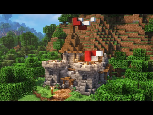 🏰 Mini Medieval Castle | Download & Tutorial Minecraft Map