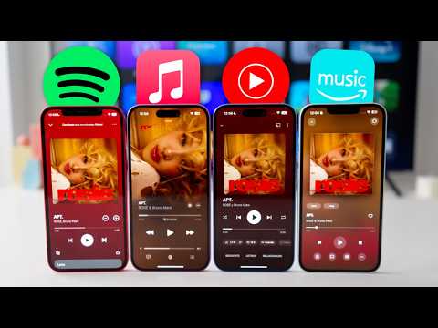 Spotify vs Apple Music vs YouTube Music vs Amazon Music 🔥 Which is better in 2025?