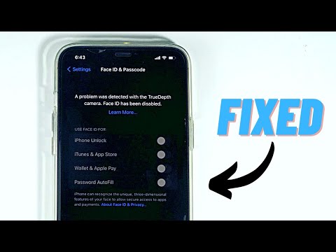How to Fix Face ID Not Working/Has Been Disabled | A Problem was Detected with the Truedepth Camera
