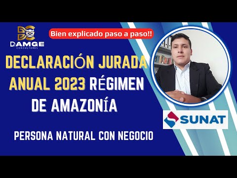 🔴Annual Declaration of the Amazon Regime - Annual DJ 2023 | Natural Person with Business
