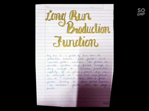 Economics project on production function class 11th #productionfunctionproject #Economicsproject