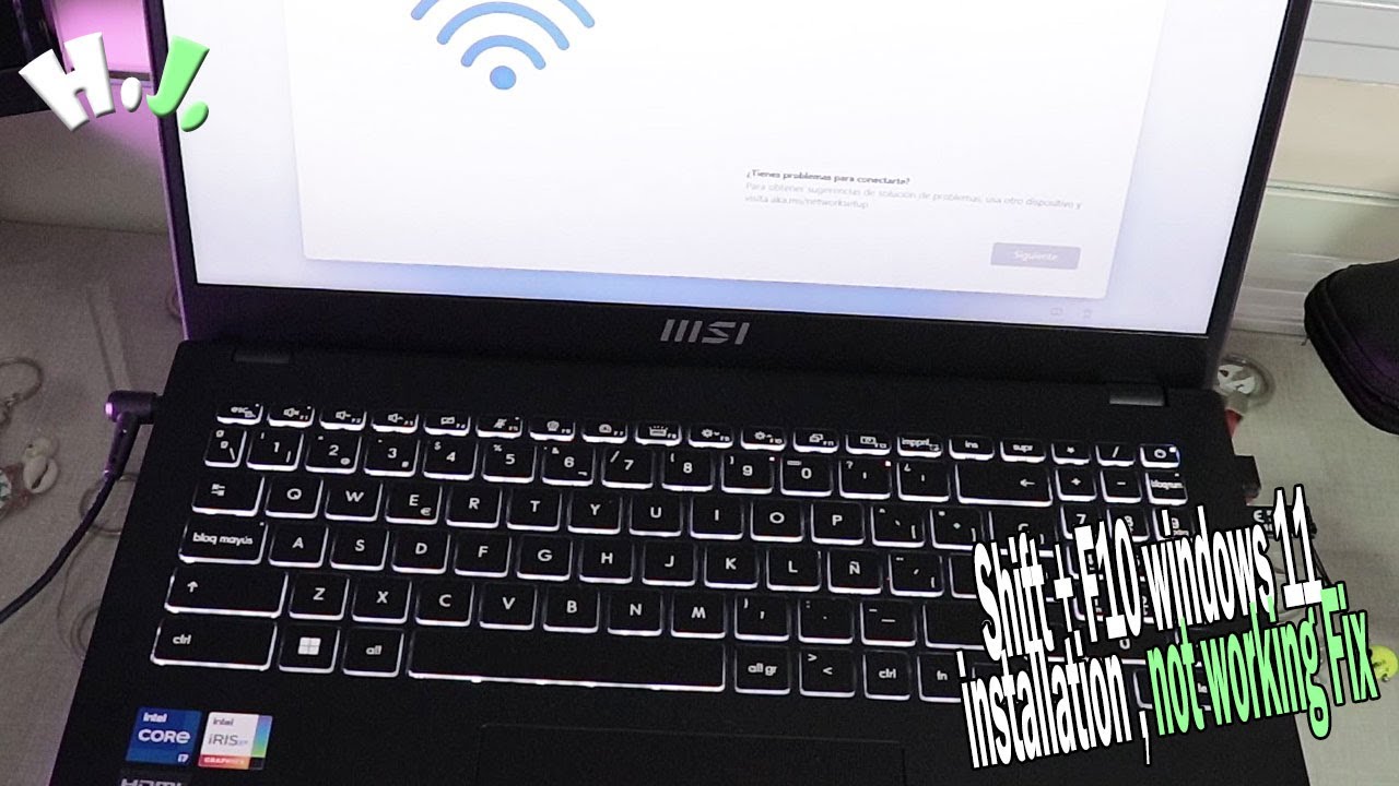 How to fix Shift + F10 windows 11 installation , not working