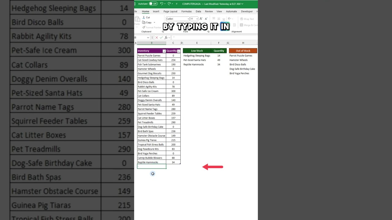 Excel: Simplify Your Inventory Management with Expert Tips