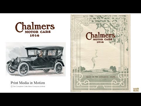 Car Catalogue | Chalmers Motor Cars 1914 | Print Media in Motion