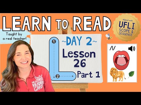 ๐ Lesson 26: Letter L /l/ | Part 1: Day 1 | LEARN to READ! | Aligned with UFLI Scope & Sequence