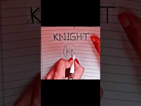 Knight name logo desing #my subscriber #youtubeshorts #short 🤞🏻❣️