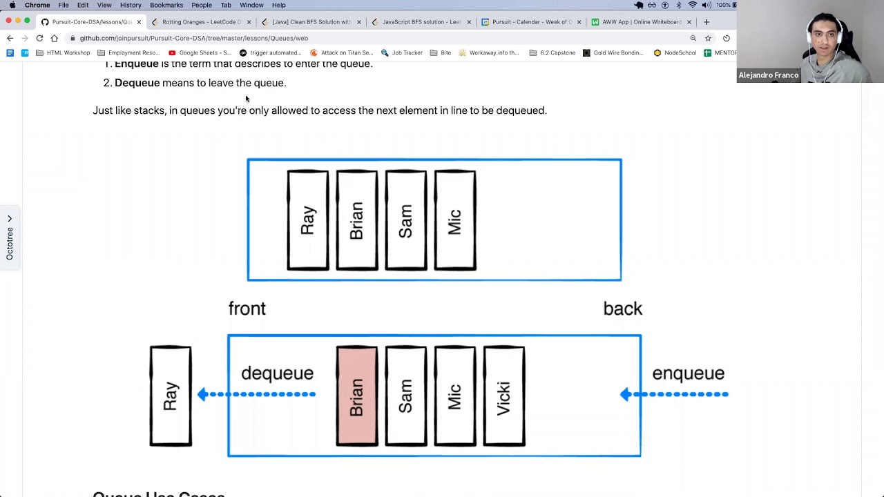 Queue Implementation with Array and with a Linked List in JavaScript