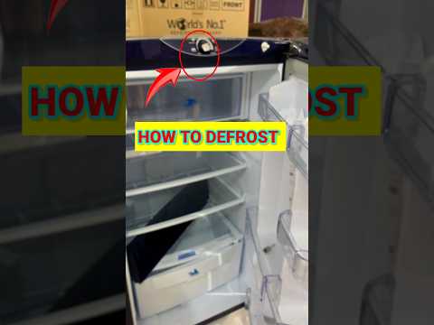 How to Defrost Quickly 😲 #Shorts #tech #frost_free #Defrost #temprature #godrej #the_bipins_tech
