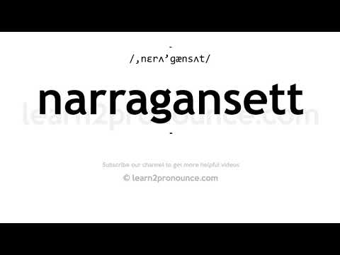How to pronounce Narragansett | English pronunciation