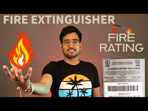 अग्निशमन यंत्र रेटिंग क्या होती है ? |  What is 2A fire extinguisher rating?  @StudyShop