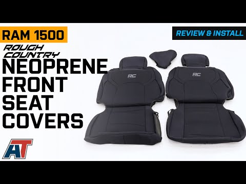 2019-2024 RAM 1500 Rough Country Neoprene Front Seat Covers Review & Install