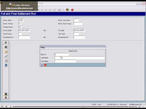 run full and final settlement HR2