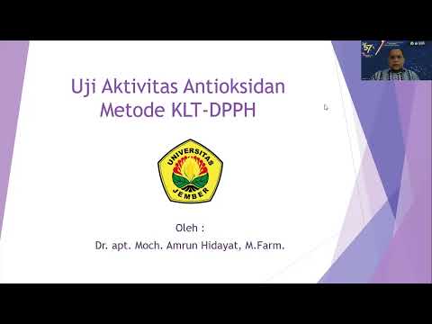 Uji antioksidan metode KLT autografi DPPH
