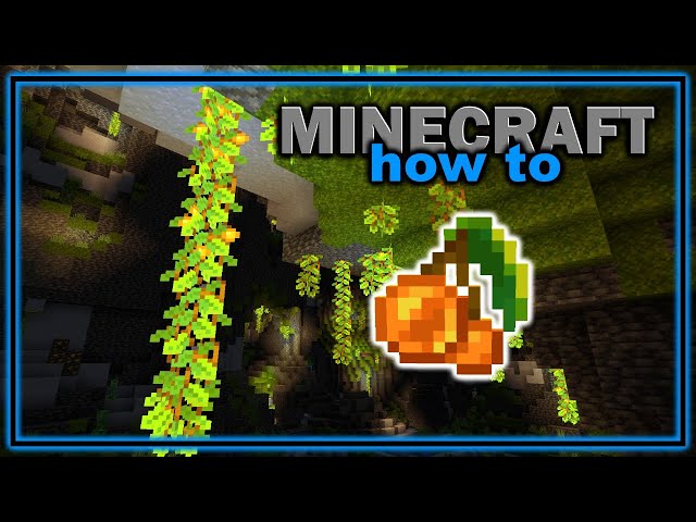 How to build a glow berry farm in Minecraft (2022)