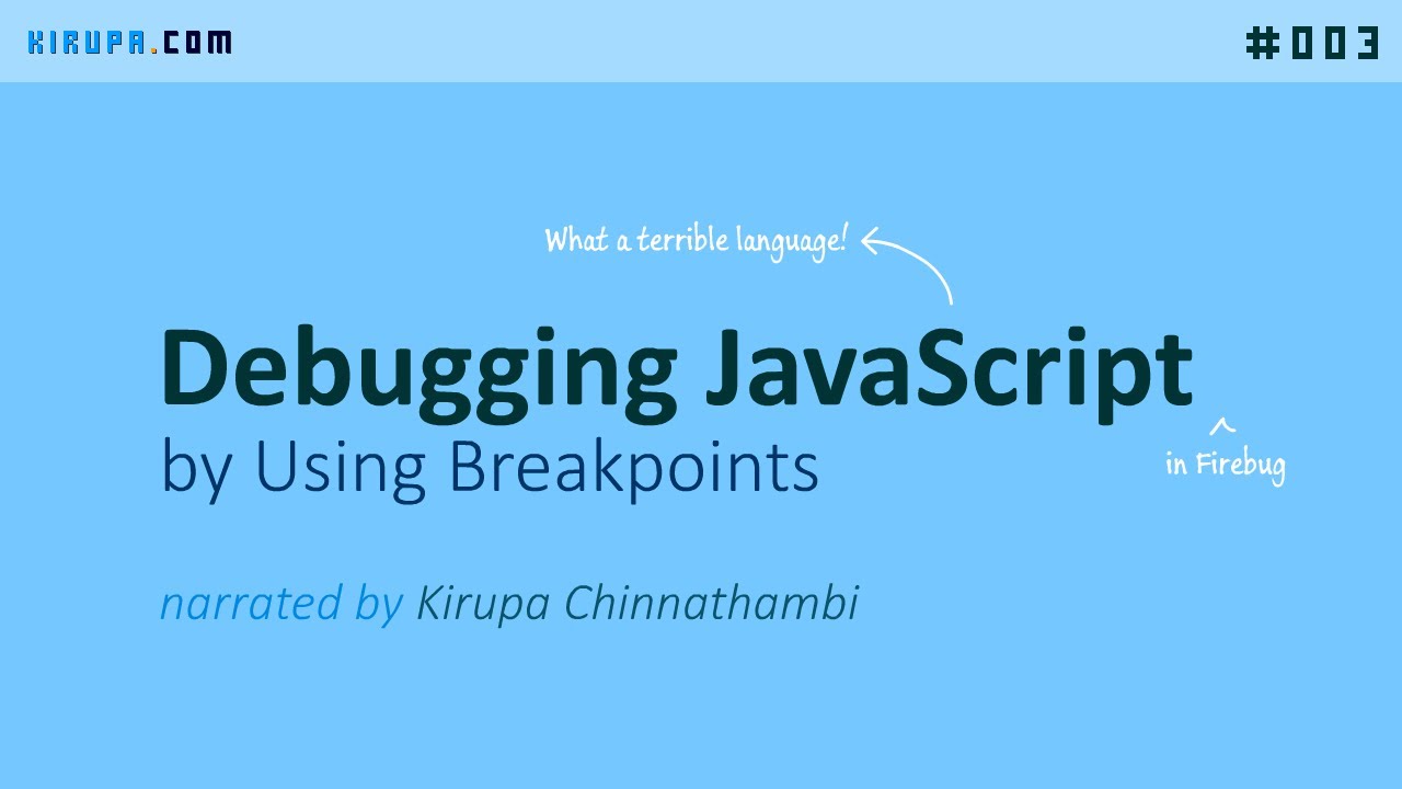 Debugging JavaScript by Using Breakpoints