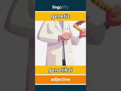 🇬🇧🇭🇺 genetic - genetikai : learn English : tanuljunk angolul : vocabulary builder