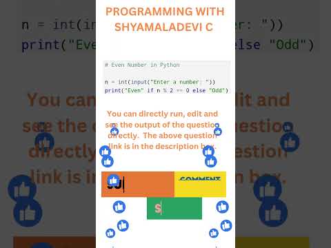 Even Number in Python