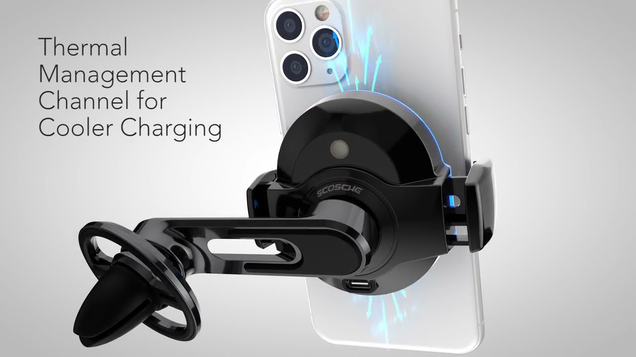 Scosche MagicGrip Freeflow Wireless Charging Vent Mount