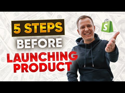 Shopify Tutorial for Beginners - 5 steps BEFORE launching product on Shopify store