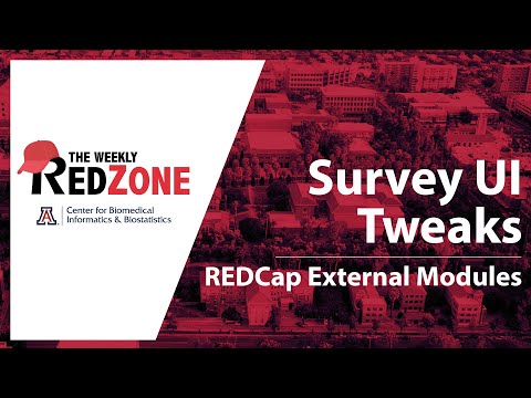 REDZone - Survey UI Tweaks
