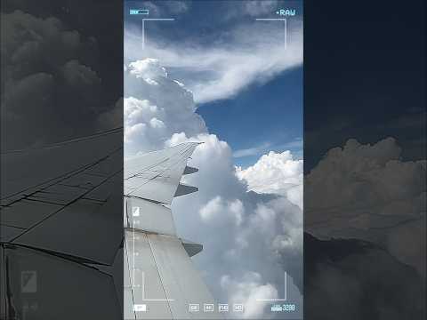 Exciting view from plane🔥🖤 #travel #planejourney #fyp #mw #skyview #experience #shorts #viralvideo