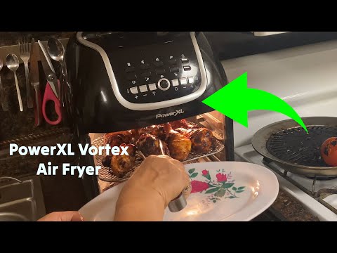 PowerXL Vortex Air Fryer Tested: Chicken Drumsticks with Rice
