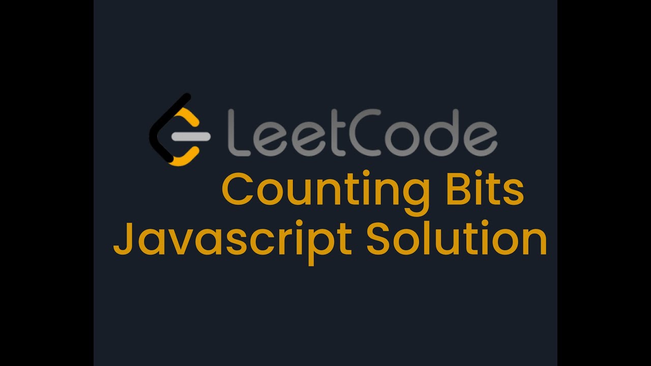 Counting bits | Leetcode | Javascript