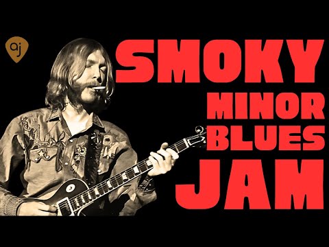 Smoky Slow Blues Jam in B Minor  | Guitar Backing Track