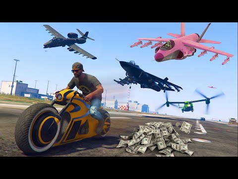 Whoever can hit me with a plane wins $8,000,000. | GTA 5 THUG LIFE #462
