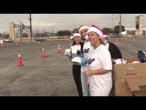 SA Food Bank, Harvey Najim Charitable Foundation host mega food distribution event at Gustafson ...