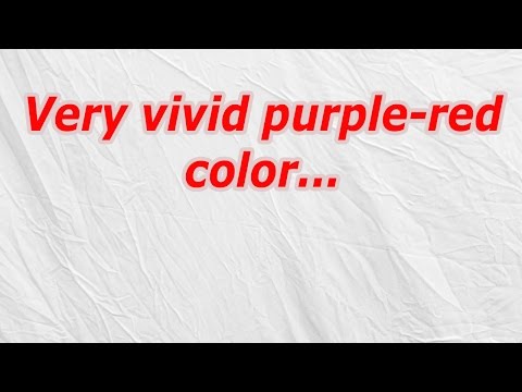 Very vivid purple red color (CodyCross Answer/Cheat)
