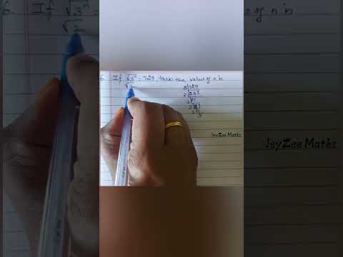 If Root 3^n = 729, then the value of n is