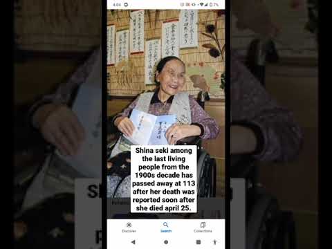 Among the last living people from the 1900s decade passes away