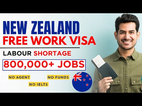 New Zealand FREE WORK VISA 2024 | 800,000+ JOBS
