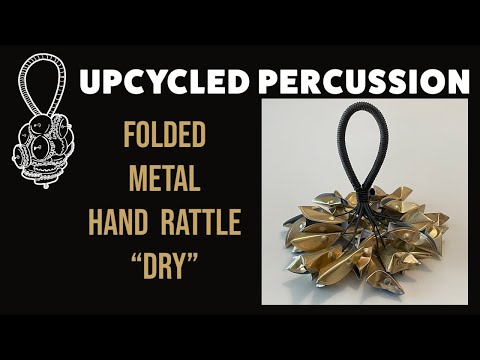 Upcycled Percussion - Folded Metal Hand Rattle / Shaker - | Reverb UK