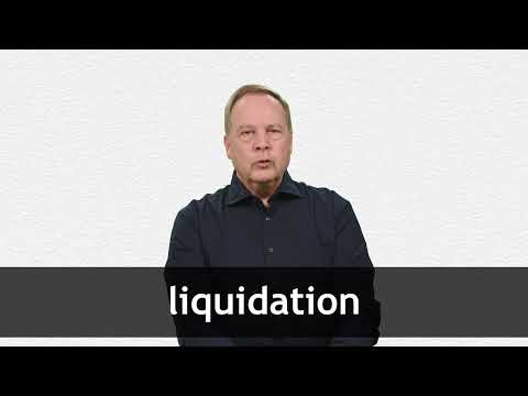 LIQUIDATION definition and meaning | Collins English Dictionary